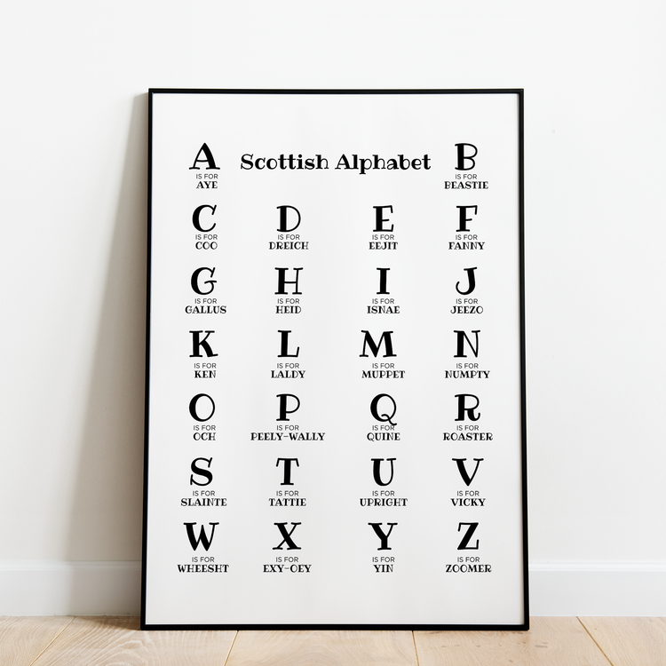 The Scottish Alphabet – Love You Scotland