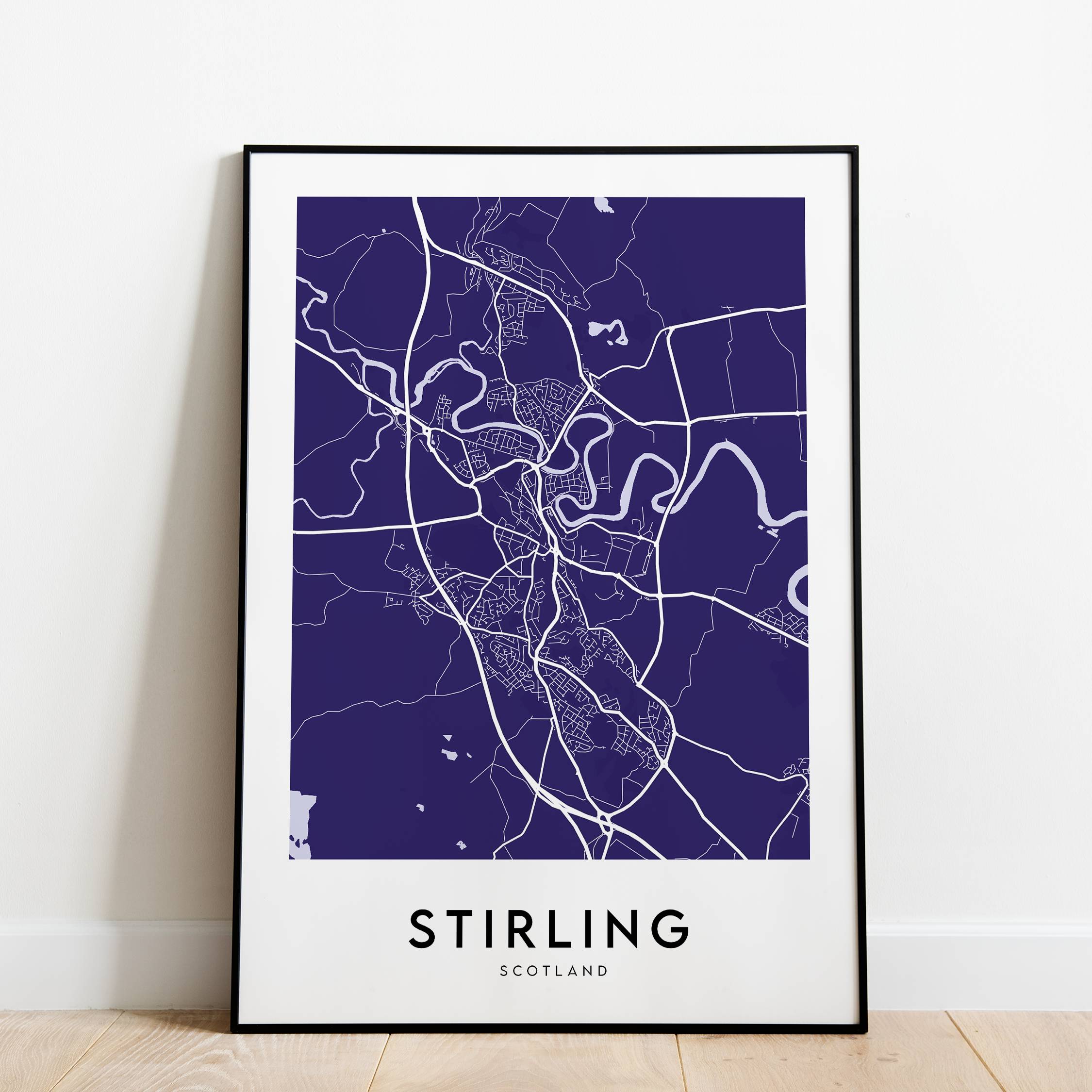 Stirling Map (Coloured) – Love You Scotland